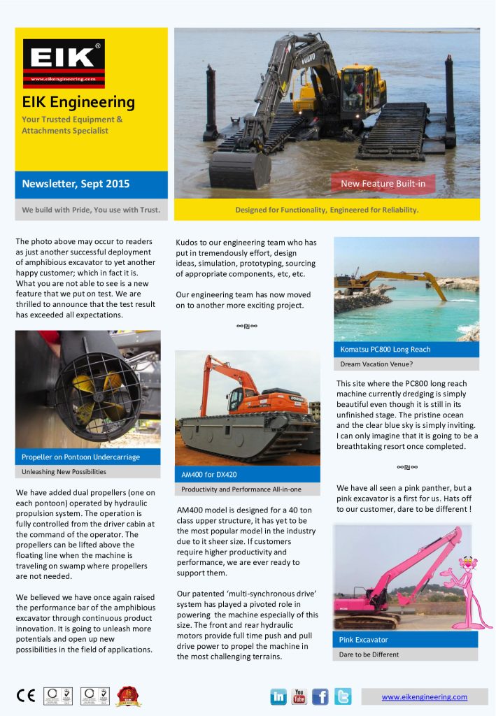 EIK Long Reach, Always within reach – EIK Engineering Sdn Bhd